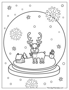 55 Winter Coloring Pages (Free PDF Printables)