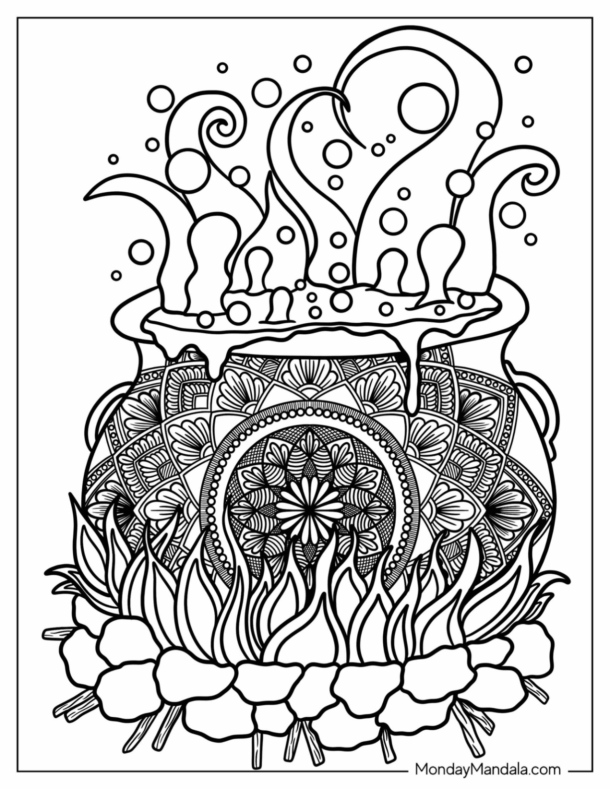 14 Halloween Mandala Coloring Pages Free PDF Printables 