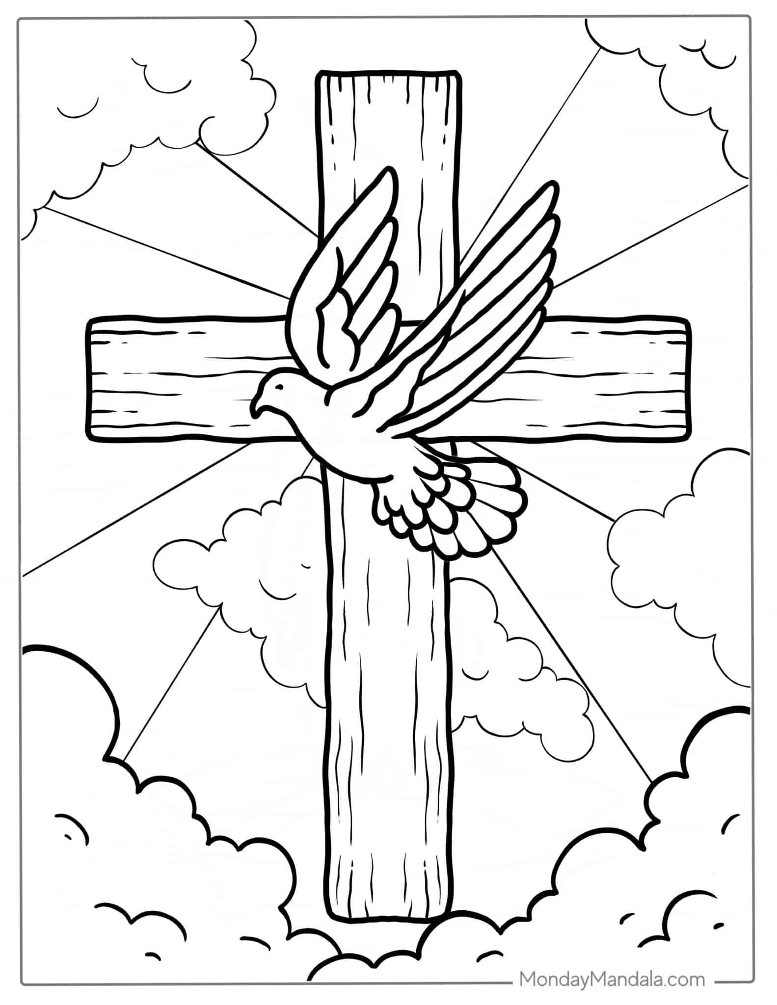 39 Cross Coloring Pages (Free PDF Printables)