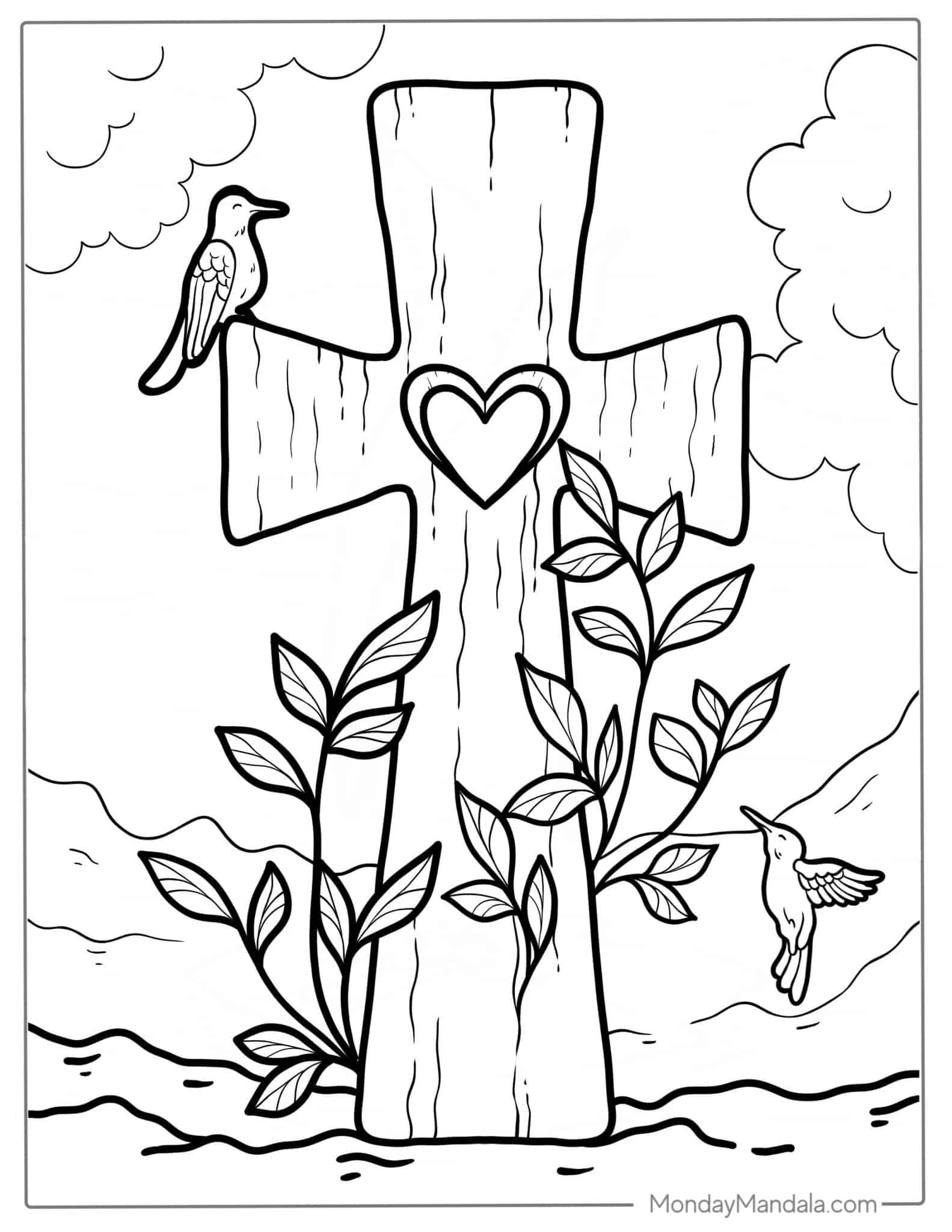 39 Cross Coloring Pages (Free PDF Printables)
