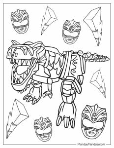 22 Power Rangers Coloring Pages (Free PDF Printables)
