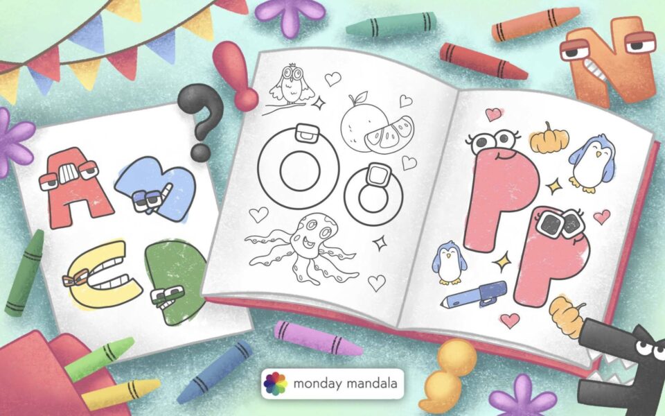 28 Alphabet Lore Coloring Pages (Free PDF Printables)