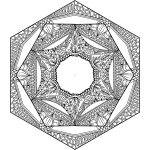 Ancient Patterns Coloring Page - Monday Mandala