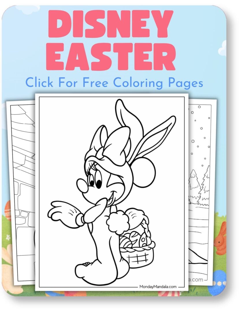 500 Easter Coloring Pages (Free PDF Printables)