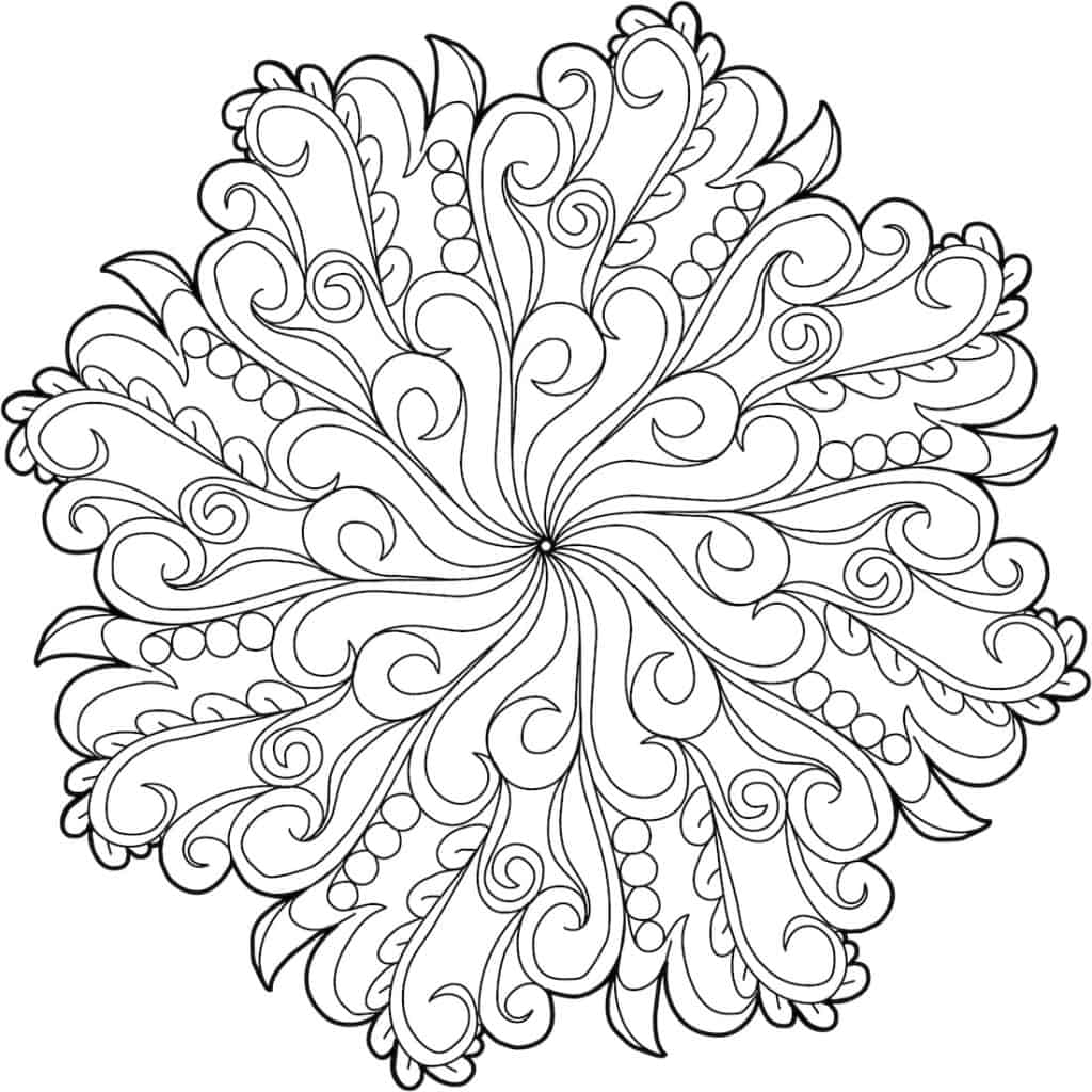 Feathered Friend Coloring Page - Monday Mandala