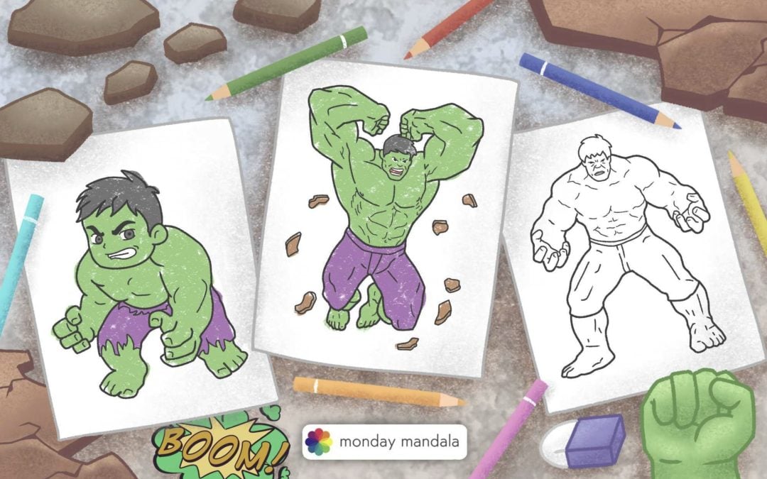 52 Hulk Coloring Pages (Free PDF Printables)