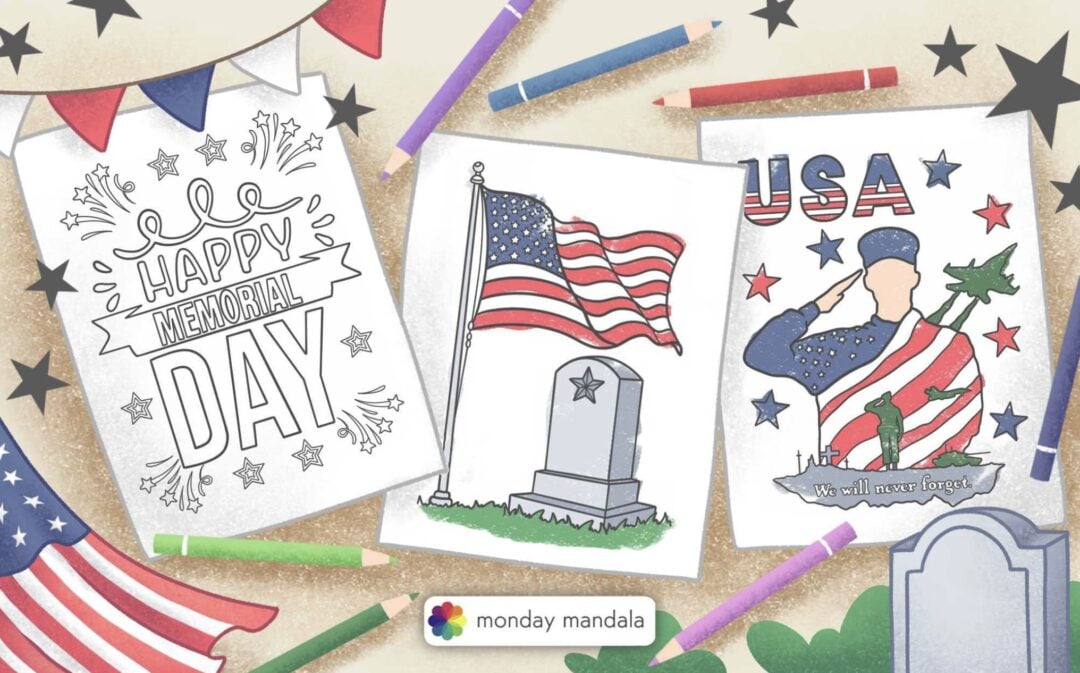 45 Memorial Day Coloring Pages (Free PDF Printables)