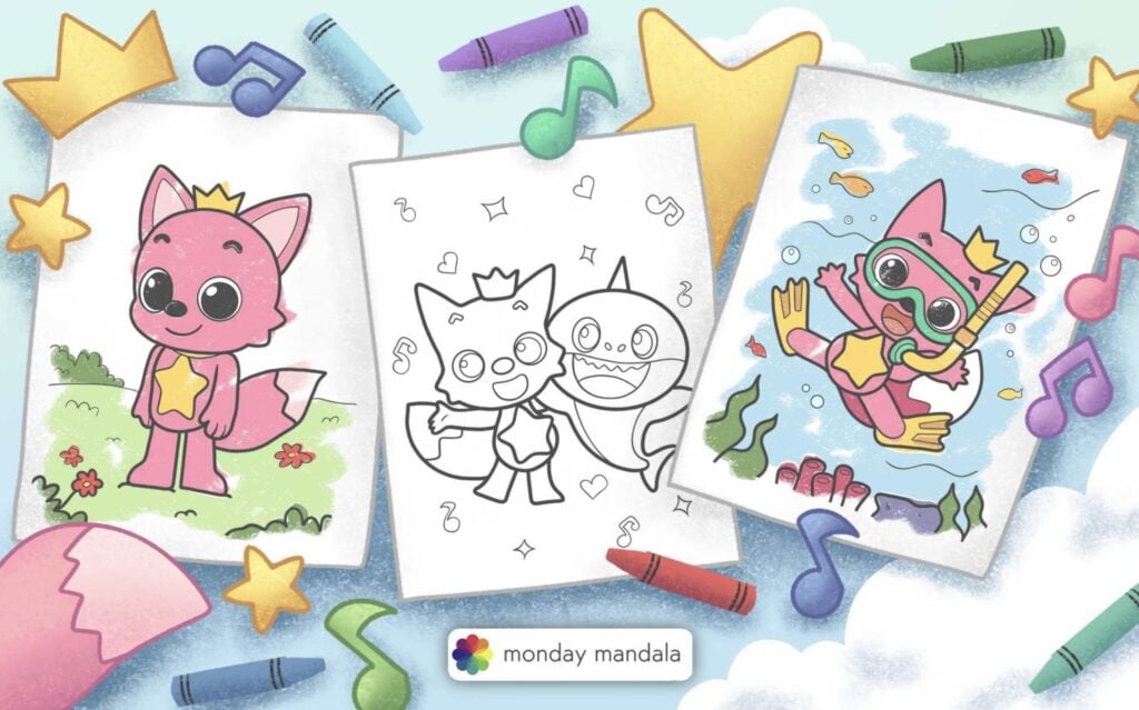 20 Pinkfong Coloring Pages (Free PDF Printables)