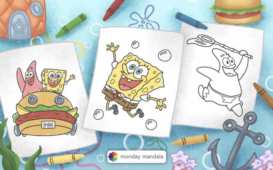 58 SpongeBob Coloring Pages (Free PDF Printables)