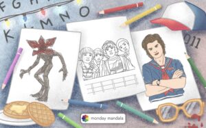 20 Stranger Things Coloring Pages (Free PDF Printables)
