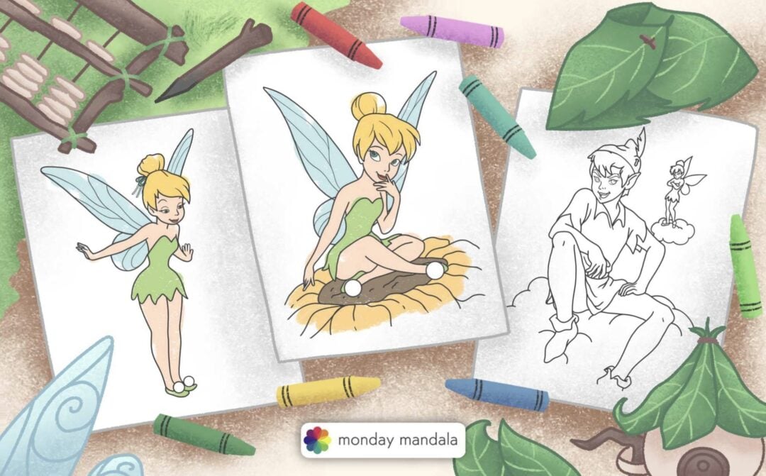 20 Tinker Bell Coloring Pages (Free PDF Printables)