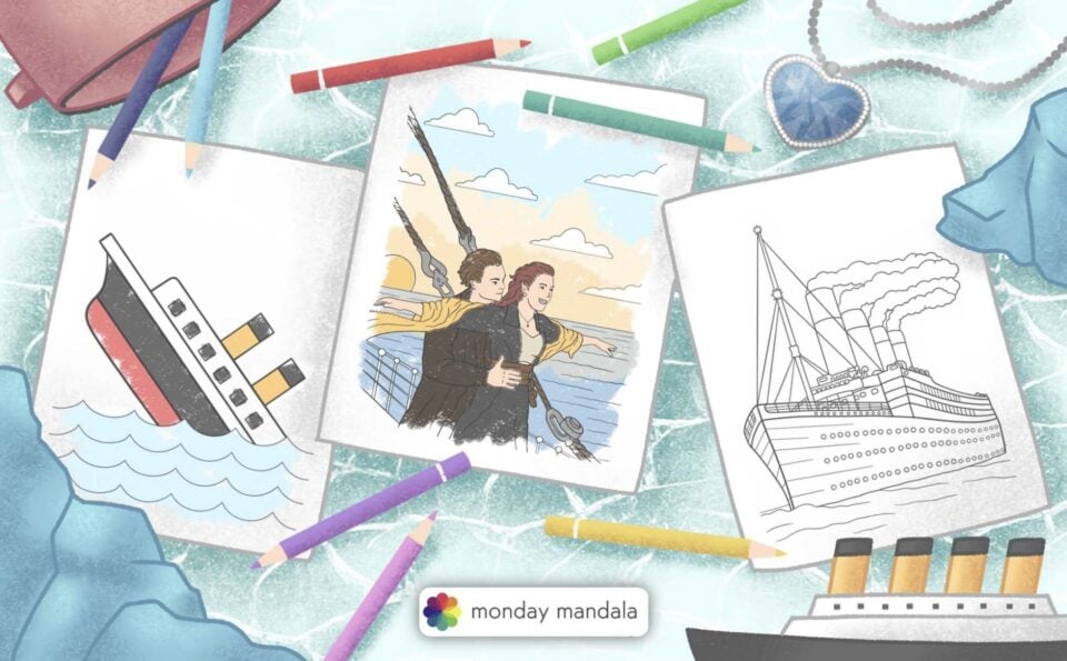 22 Titanic Coloring Pages (Free PDF Printables)