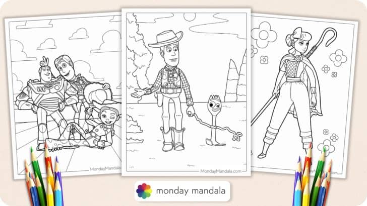 34 Toy Story Coloring Pages (Free PDF Printables)