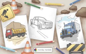34 Truck Coloring Pages (Free PDF Printables)